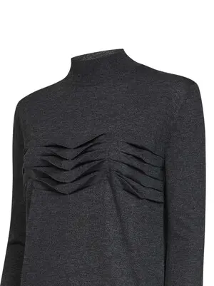 JIL SANDER Long Sleeve High Neck Top