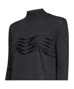 JIL SANDER Long Sleeve High Neck Top
