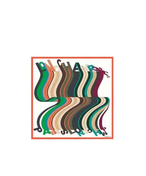 Longchamp L'arc-en-ciel Silk Scarf 70 - Polychromatic