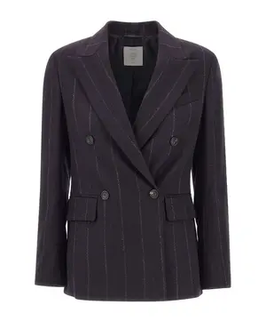 Eleventy Double-breasted Suit Jacket