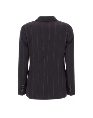 Eleventy Double-breasted Suit Jacket