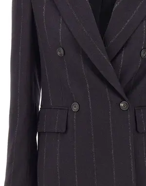 Eleventy Double-breasted Suit Jacket