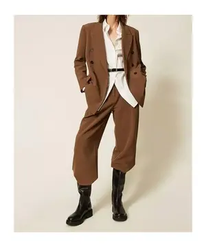 TWINSET Belted Poplin Shirt