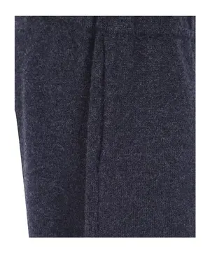 UMA WANG Elastic Waist Casual Pants With Frayed Hem