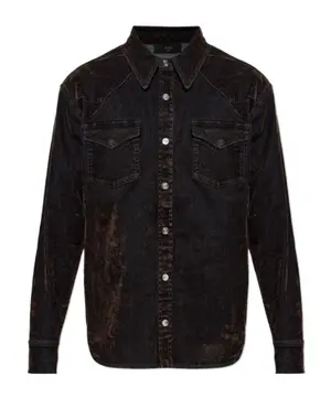 Amiri Faded Western Denim Shirt