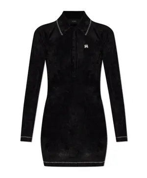 Amiri Logo Polo Mini Dress - No
