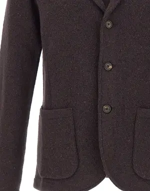Eleventy Single-breasted Suit Jacket With Notched Lapel