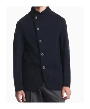 Emporio Armani Long-sleeved Button-up Jacket