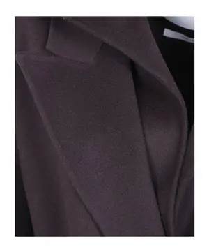Sportmax Belted Long Coat - Brown