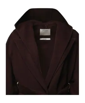 Sportmax Belted Long Coat - Brown
