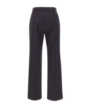 Eleventy Pinstripe Straight-leg Pants