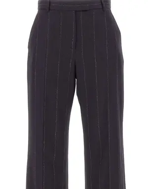 Eleventy Pinstripe Straight-leg Pants