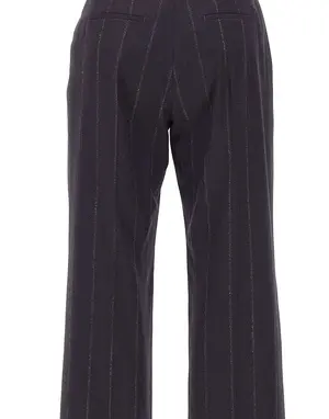 Eleventy Pinstripe Straight-leg Pants