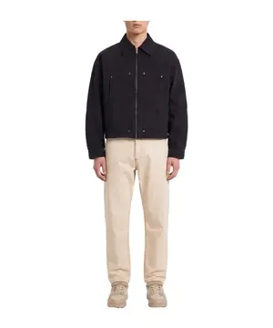 Amiri Boxy Zip-front Denim Jacket