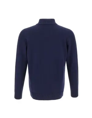 Eleventy Long-sleeved Cardigan With Contrasting Piping