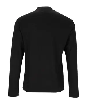 Emporio Armani Wool Slub Jersey Jumper