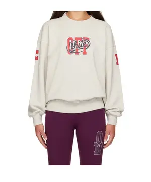 Off-White Logo-print Crew-neck Sweater