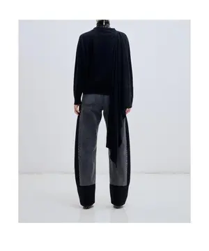 DARKPARK Knitted Scarf Top