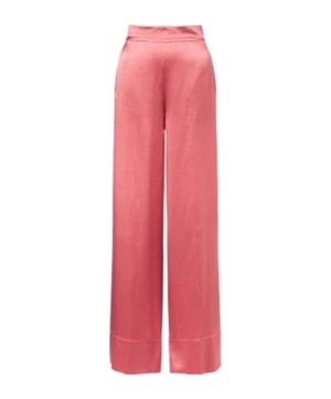 JOSEPH Dijon Silk Satin Wide-leg Pants