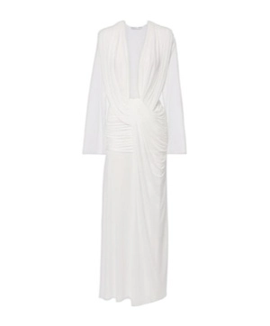 Christopher Esber Ripple Draped Jersey Gown