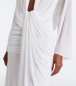 Christopher Esber Ripple Draped Jersey Gown