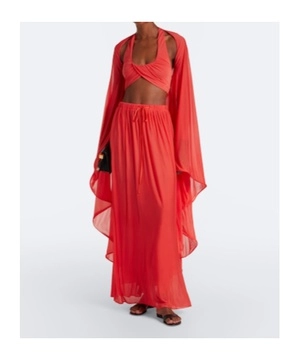 Christopher Esber Daya Jersey Gown - Orange