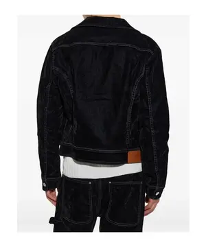 Amiri Logo Embroidered Denim Jacket