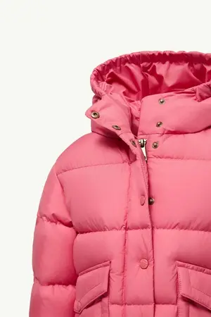 Moncler Phelanta Hooded Down Jacket - Purple-red