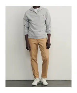 Maison Labiche Half-zip Logo Sweatshirt