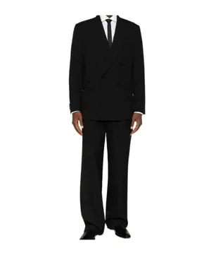 LARDINI Double-breasted Peak-lapel Jacket