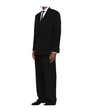LARDINI Double-breasted Peak-lapel Jacket