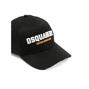 Dsquared2 Distressed Embroidered Baseball Cap