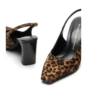STUART WEITZMAN Stassi Slingback 85 - Leopard