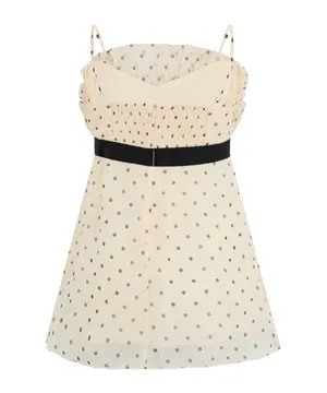 Zimmermann Polka Dot Ruffled Top