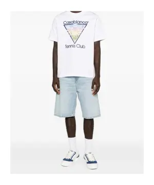 Casablanca Logo Short-sleeve T-shirt