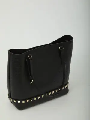 Valentino Garavani Rockstud Small Shopping Bag