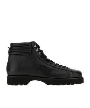 Valentino Garavani Vlogo Signature Lace-up Boots - Black