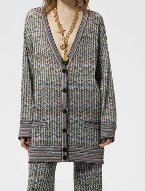 Missoni Sequin-embellished Zigzag-pattern Cardigan
