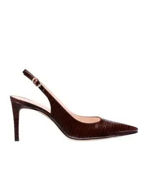 STUART WEITZMAN Power Slingback 75 - Walnut