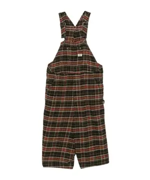 R13 Plaid Overalls - Brown