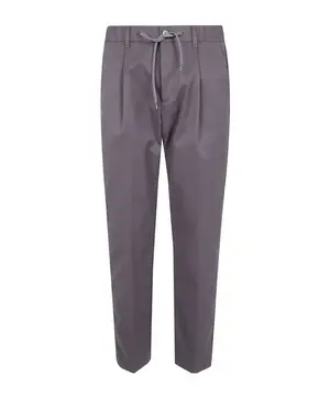 Herno Drawstring Straight Leg Trousers - Gray