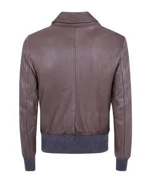 GIORGIO BRATO Long-sleeve Leather Jacket