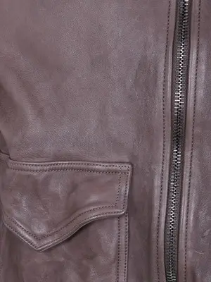 GIORGIO BRATO Long-sleeve Leather Jacket