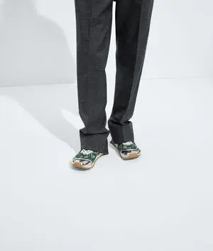 Bottega Veneta Orbit Low-top Sneakers - Tree Bark Green/adidas Green