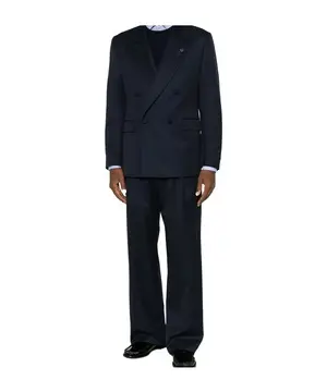 LARDINI Double-breasted Peak-lapel Jacket