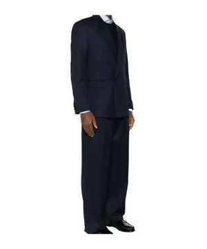 LARDINI Double-breasted Peak-lapel Jacket
