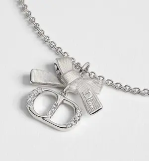 Dior Cd Parure Necklace With Crystal Embellishments