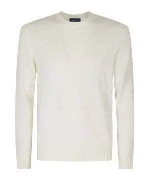 DRUMOHR Long-sleeved Crew-neck Shirt - White