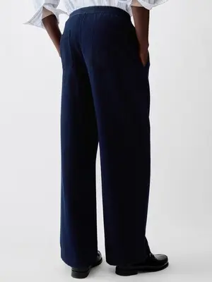 Jacquemus Mid-rise Wide Leg Jeans - Navy