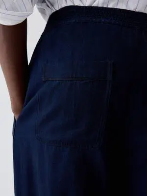 Jacquemus Mid-rise Wide Leg Jeans - Navy